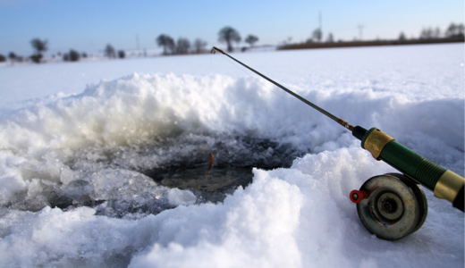 Isfiskeri i Put & take fiskesø - fisketips til at fiske fra isen
